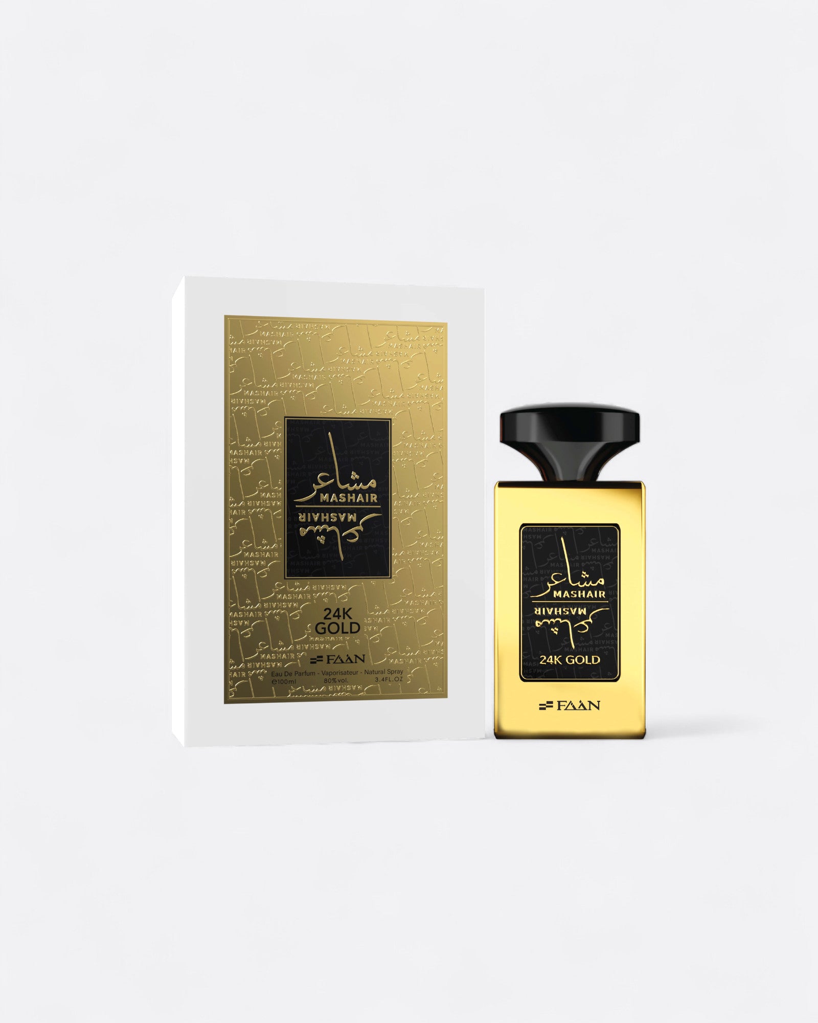 MASHAIR 24K Gold- Eau de parfum 100 ML - Faan | Souk Dubaï