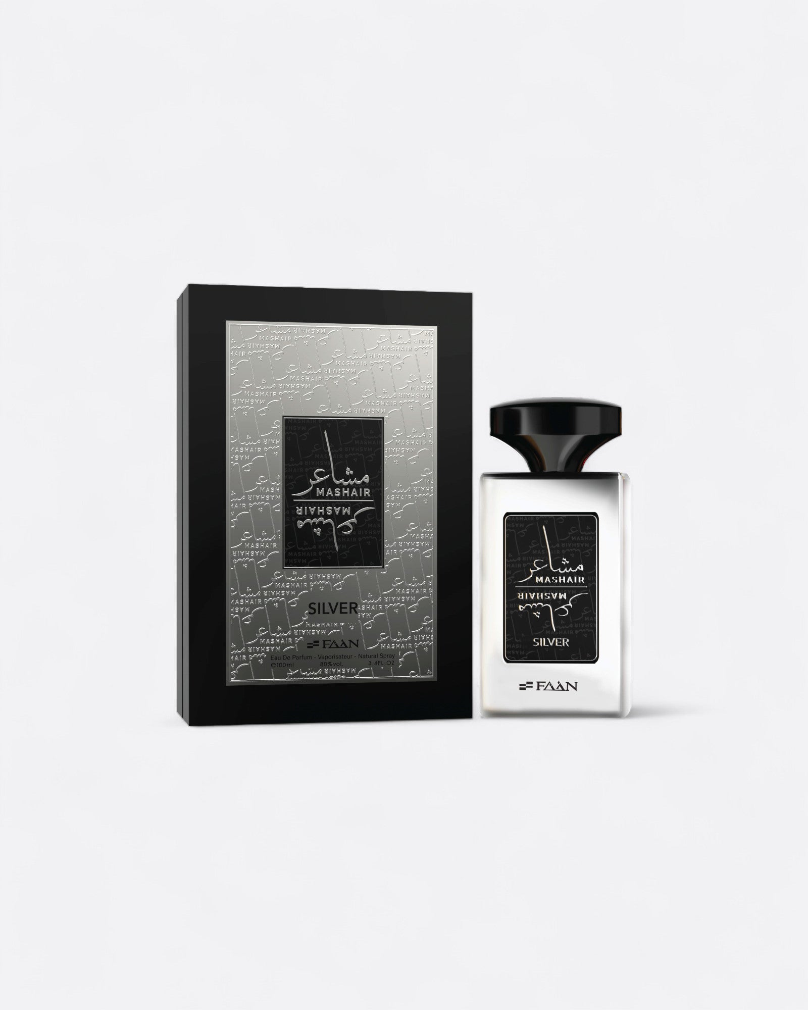 MASHAIR Silver - Eau de parfum 100 ML - Faan | Souk Dubaï