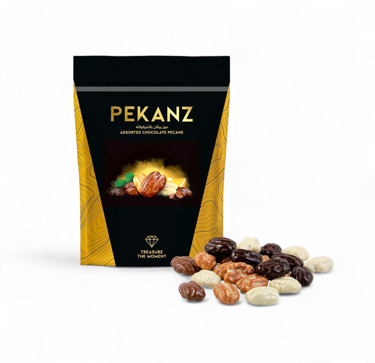 Assortiment de noix de pécan enrobées de chocolat - 400Gr | Souk Dubaï